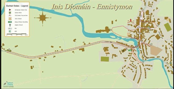 Ennistymon Historis Town Map - Visit the Burren